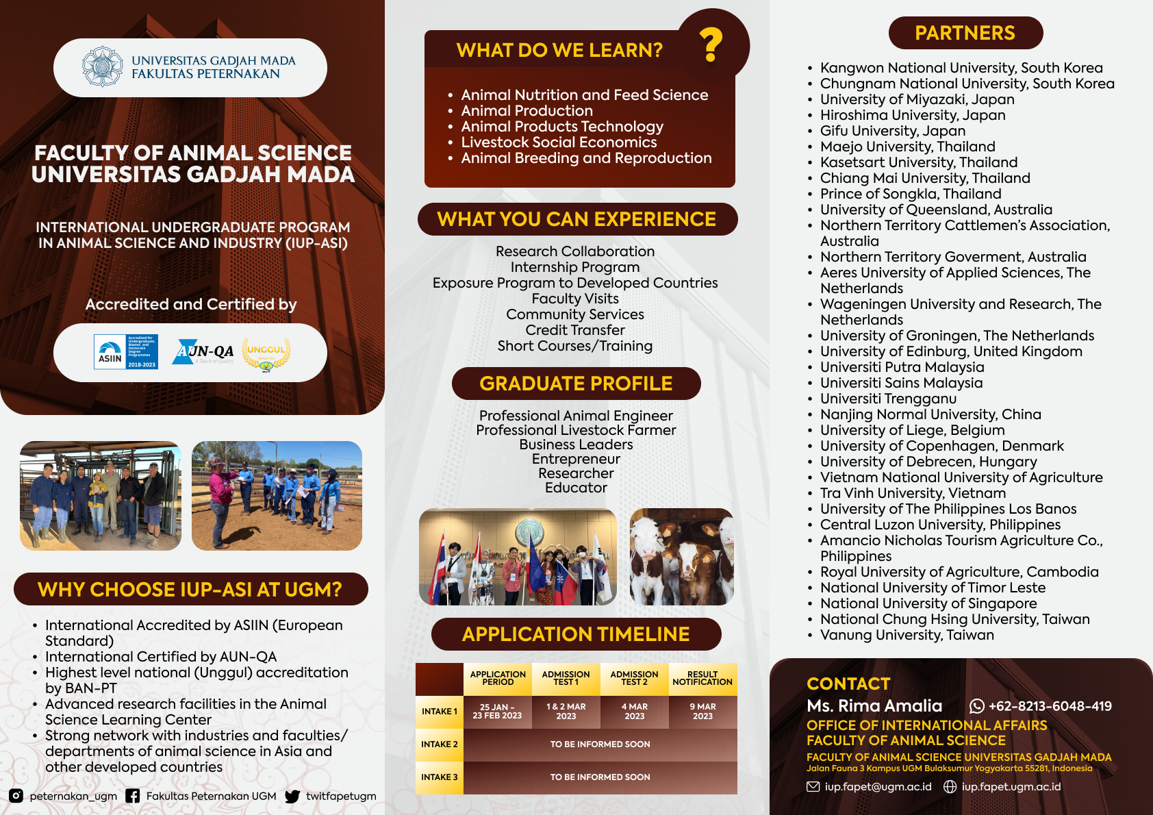 Now Open! Intake 1 Admission for IUP Animal Science and Industry – iup ...